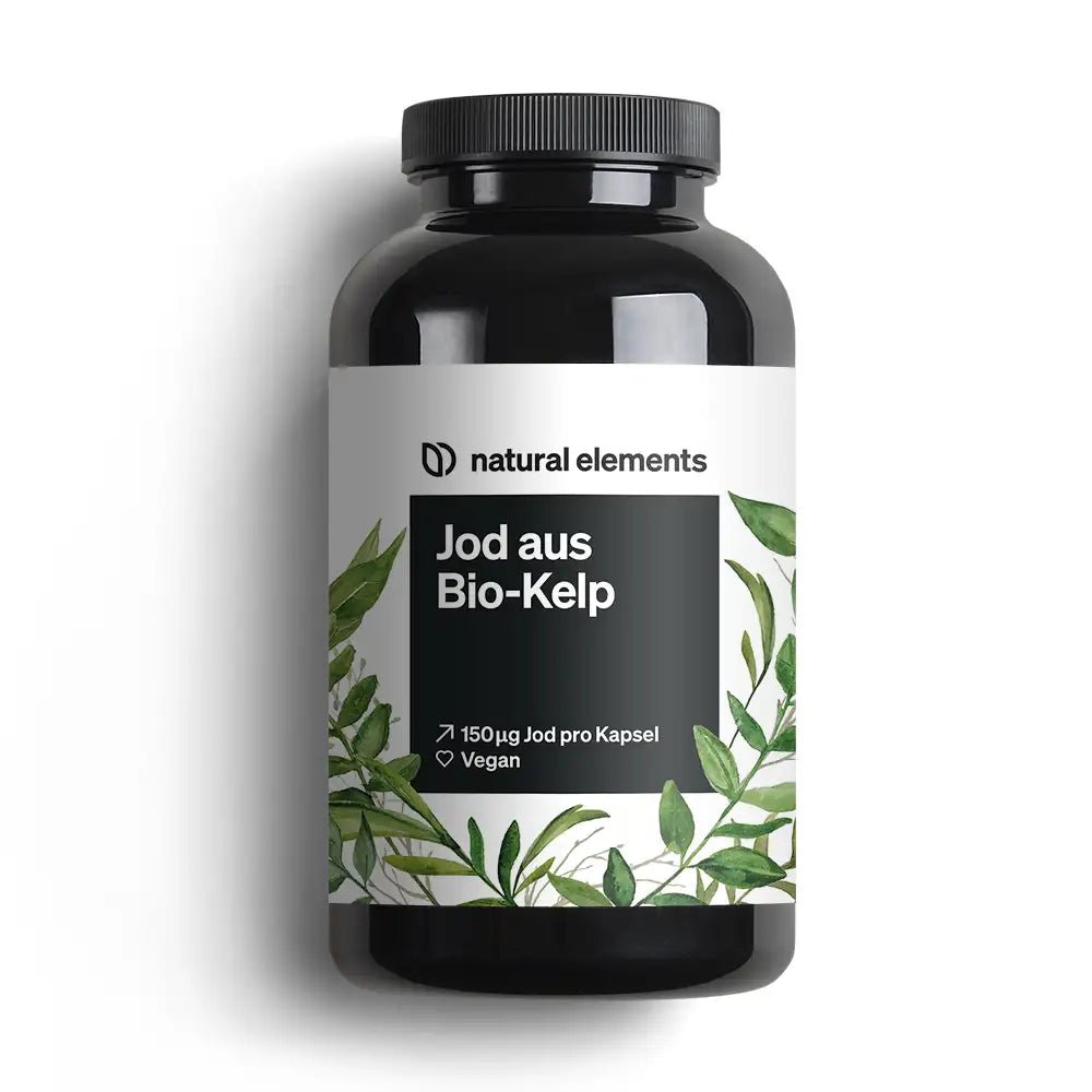 Jod aus Bio-Kelp Kapseln – natural elements