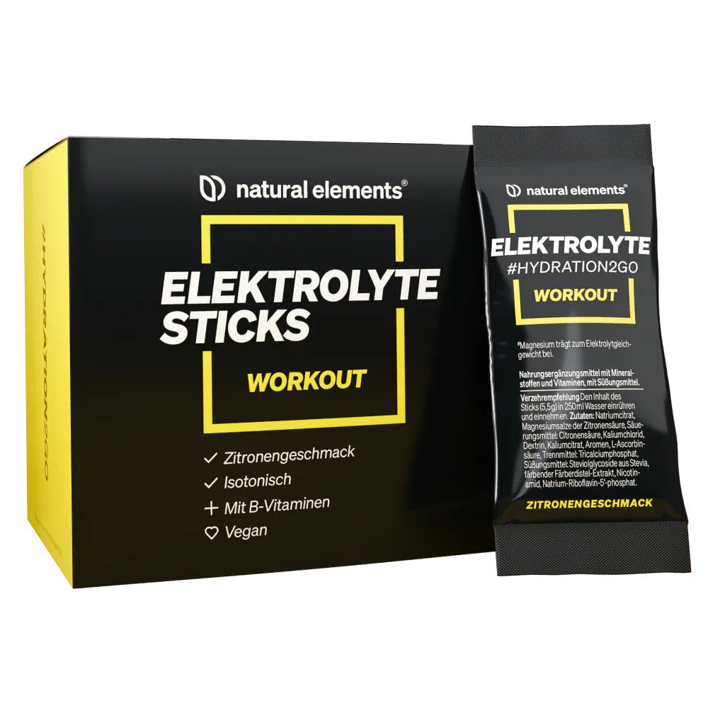 Elektrolyte Sticks Workout – natural elements